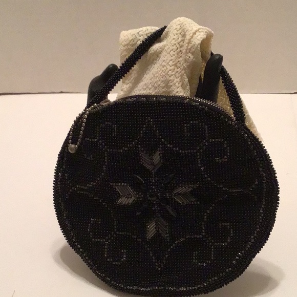 Bags | Vintage Czechoslovakian Black Beaded Bag | Poshmark